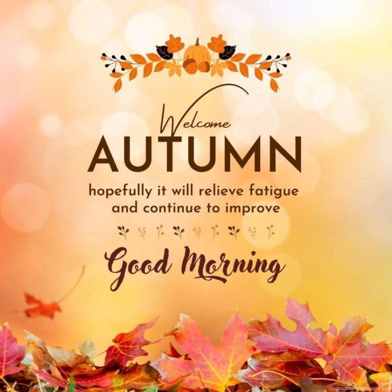 50+ Good Morning Autumn Images & GIFs